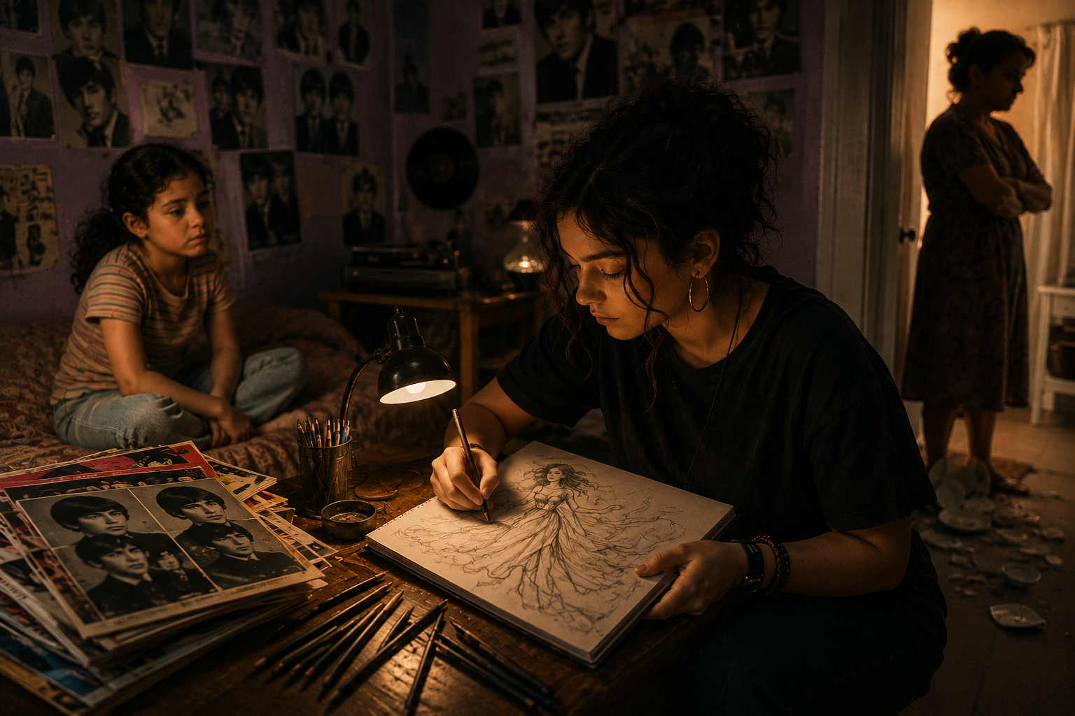 The Girl Who Drew Women Who Floated